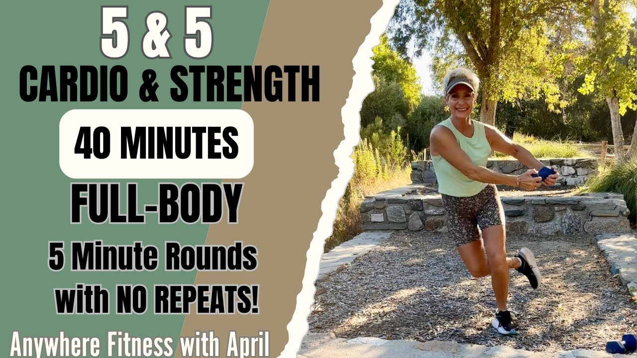 40 Minute 5 and 5 Cardio Strength - YouTube