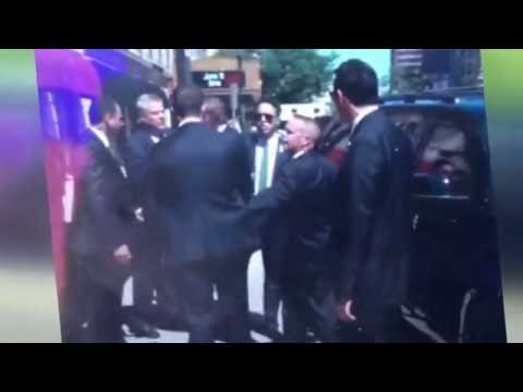 Erdoğan'ın Korumaları ABD'de Gizli Servis Çalışanları İle Böyle Tartıştı