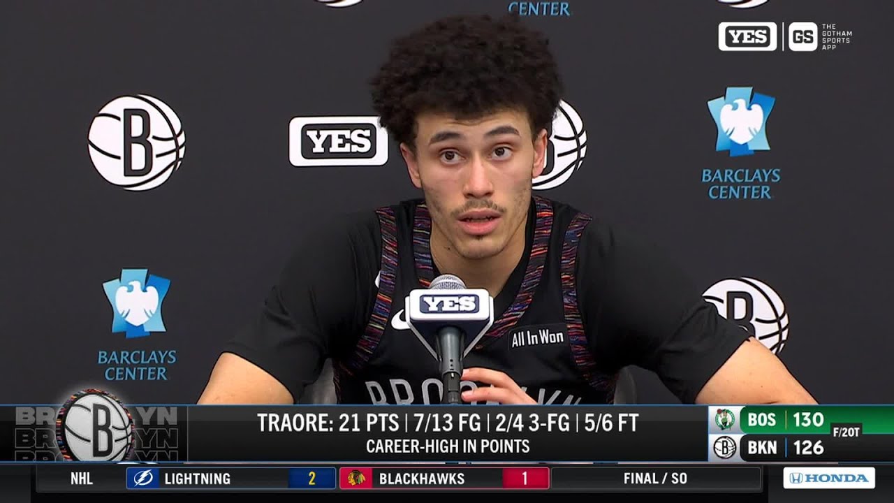Nolan Traore reflects on his performance against the Celtics - YouTube