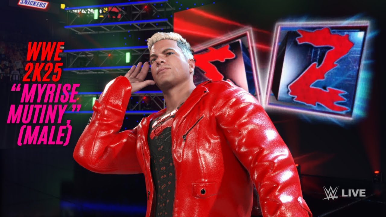 WWE 2K25 “MyRISE Mutiny,” (Male) - YouTube