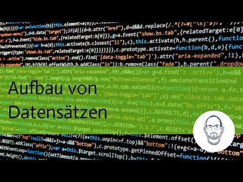 Aufbau von Datensätzen - YouTube