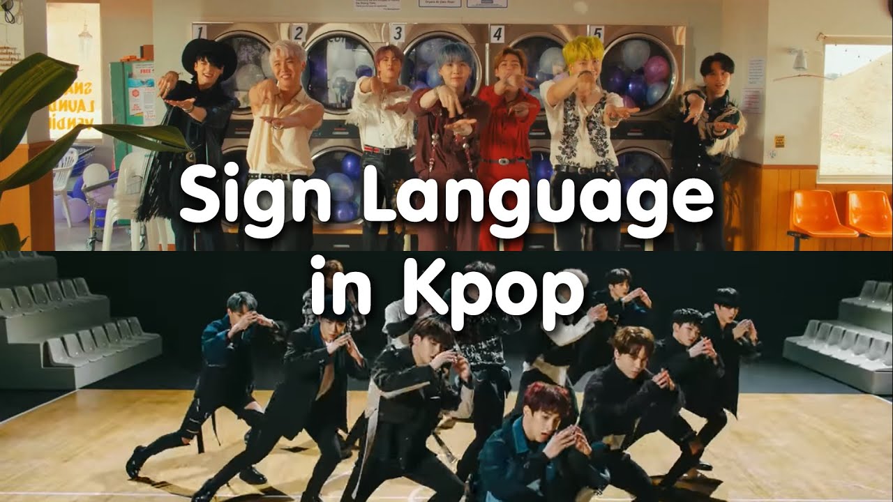 KPOP Idols Using Sign Language In Their Choreography! - YouTube