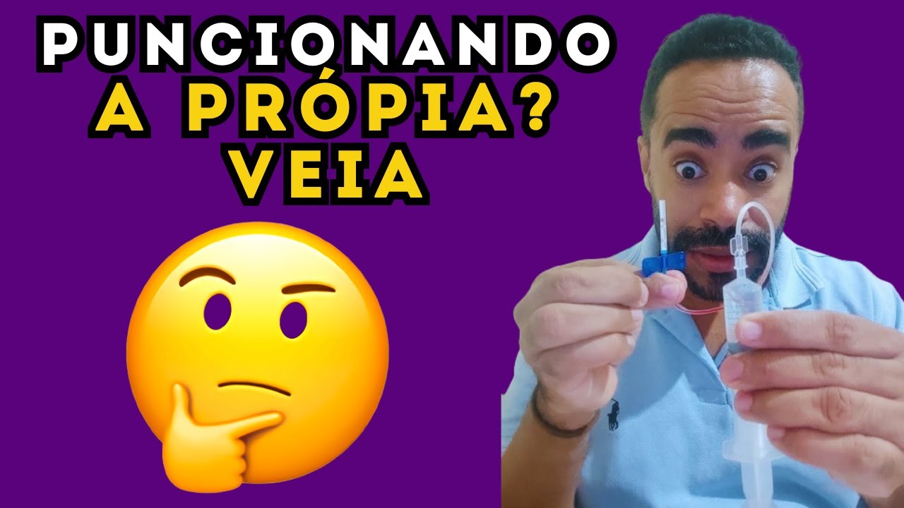 Como puncionar a própria veia mesmo não tendo Prática - YouTube