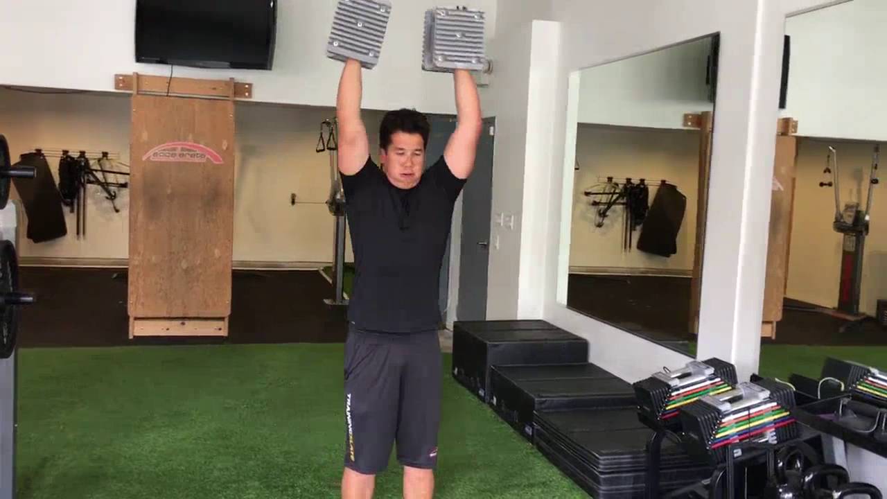 Parallel Stance 2DB Bilateral Overhead Press - Neutral Grip - YouTube