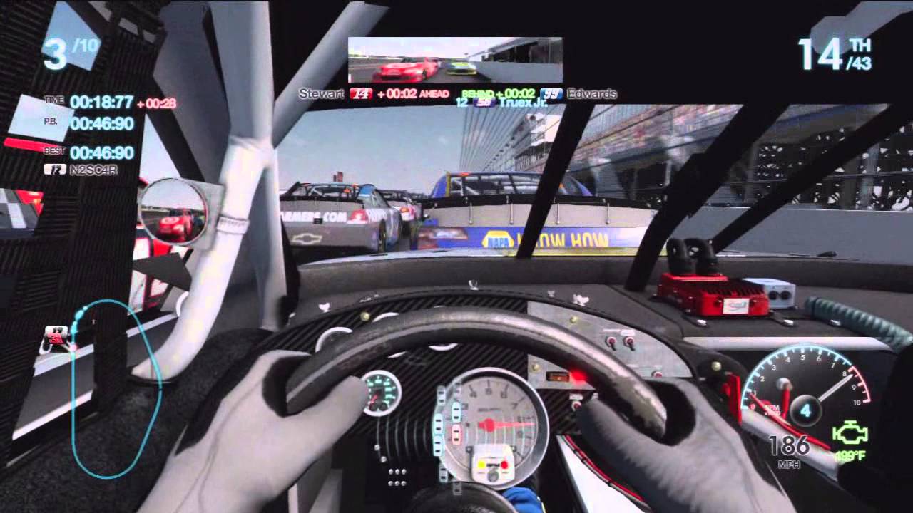 NASCAR The Game: Inside Line - Race 1/36 - Daytona 500 - YouTube