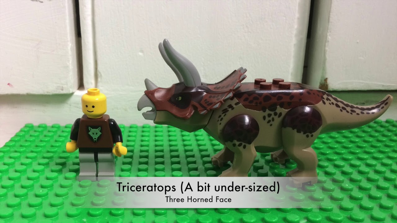 Lego Dinosaur Size Comparison - YouTube