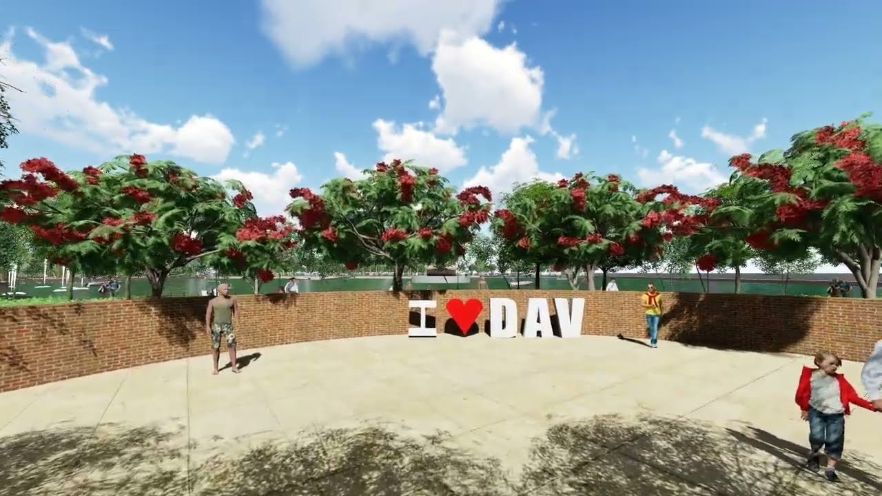 Lake front development animation walk through - YouTube