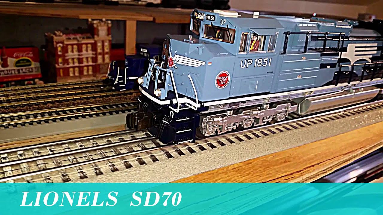 LIONEL SD70 UP MOPAC HERRITAGE - YouTube