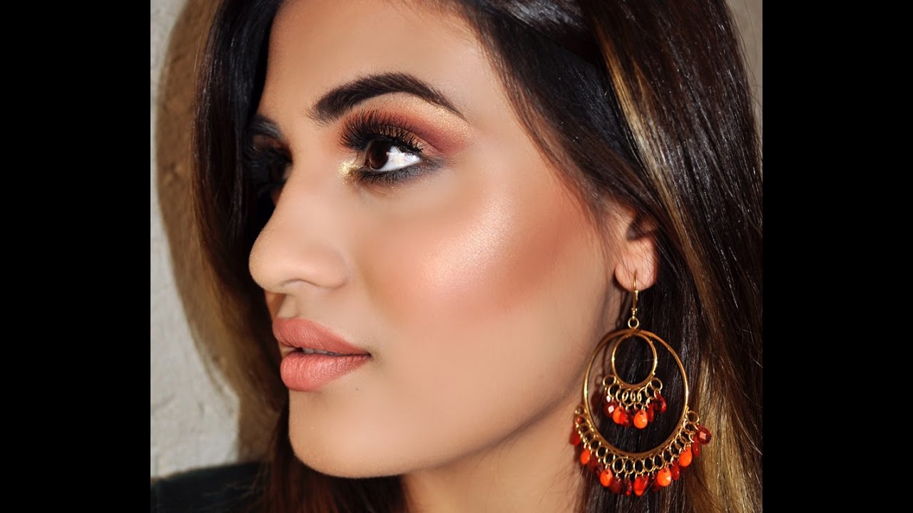 PEACHY| Sunset Eyes Tutorial | Maryam Karodia - YouTube