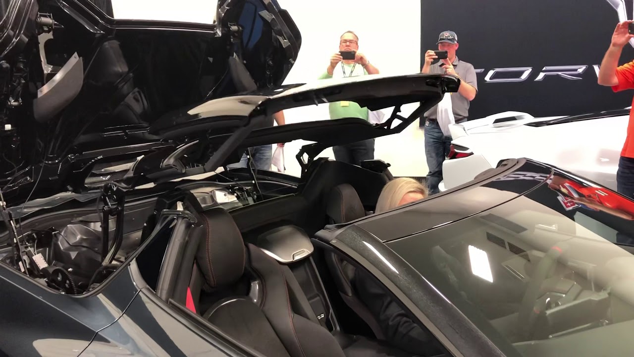 C8 corvette convertible top - YouTube
