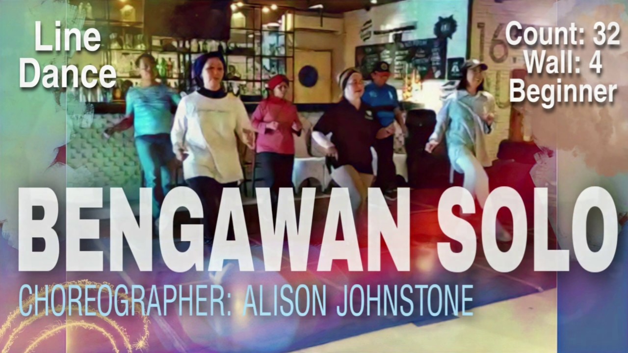 Bengawan Solo ☆ Line Dance - YouTube