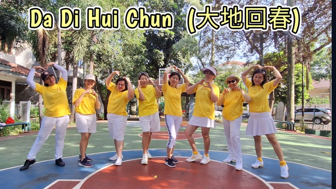 Da Di Hui Chun (大地回春) Line Dance // Puri Blok B // Phrased Beginner ...