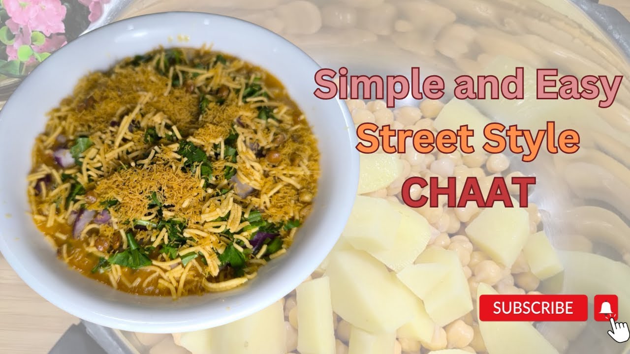 Indian Street Style Chaat with tips perfect taste | Ragda Chaat | Chat ...