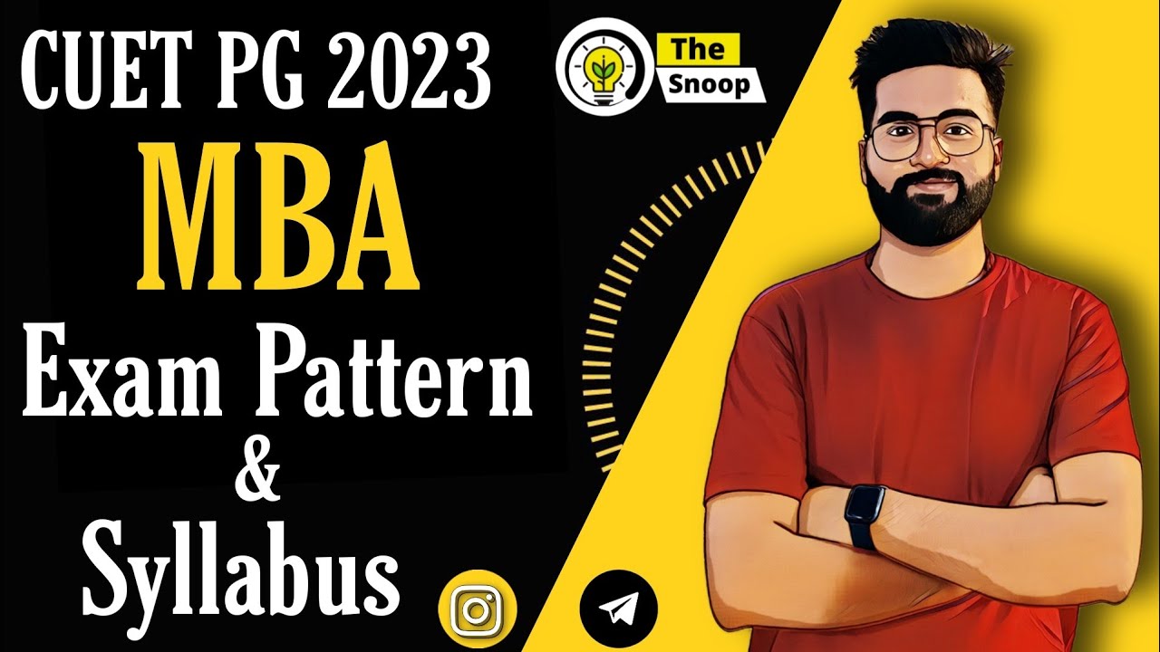 CUET PG 2023 MBA Exam Pattern & Syllabus | @RudraMayankTr - YouTube