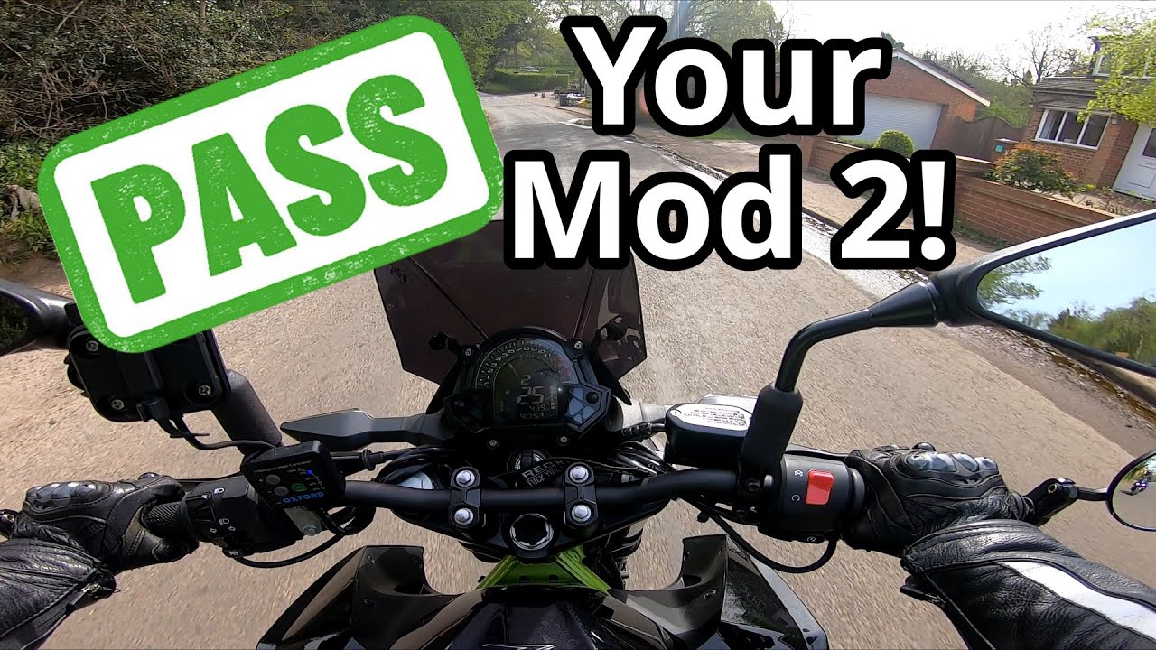 Tips For Passing Your Mod 2 || Beginner Motorcyclist Tips - YouTube