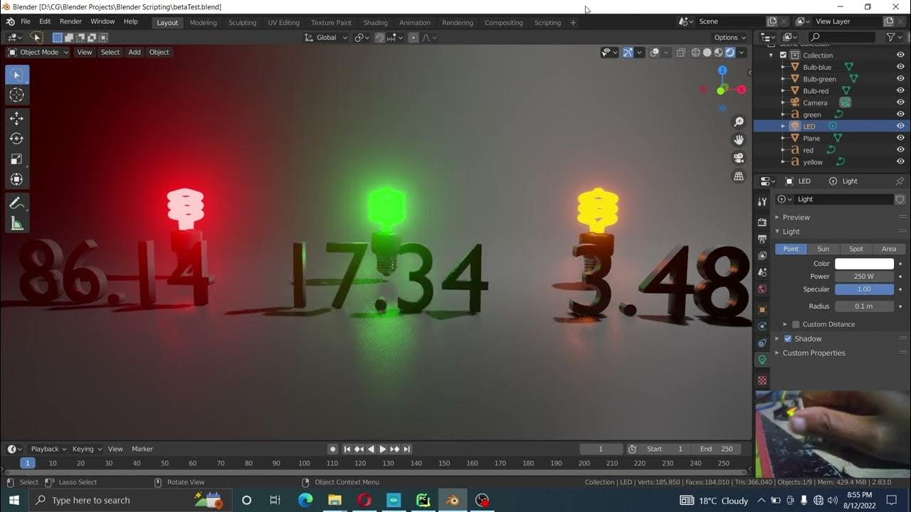 BLENDER + ARDUINO Light Show!!! - YouTube
