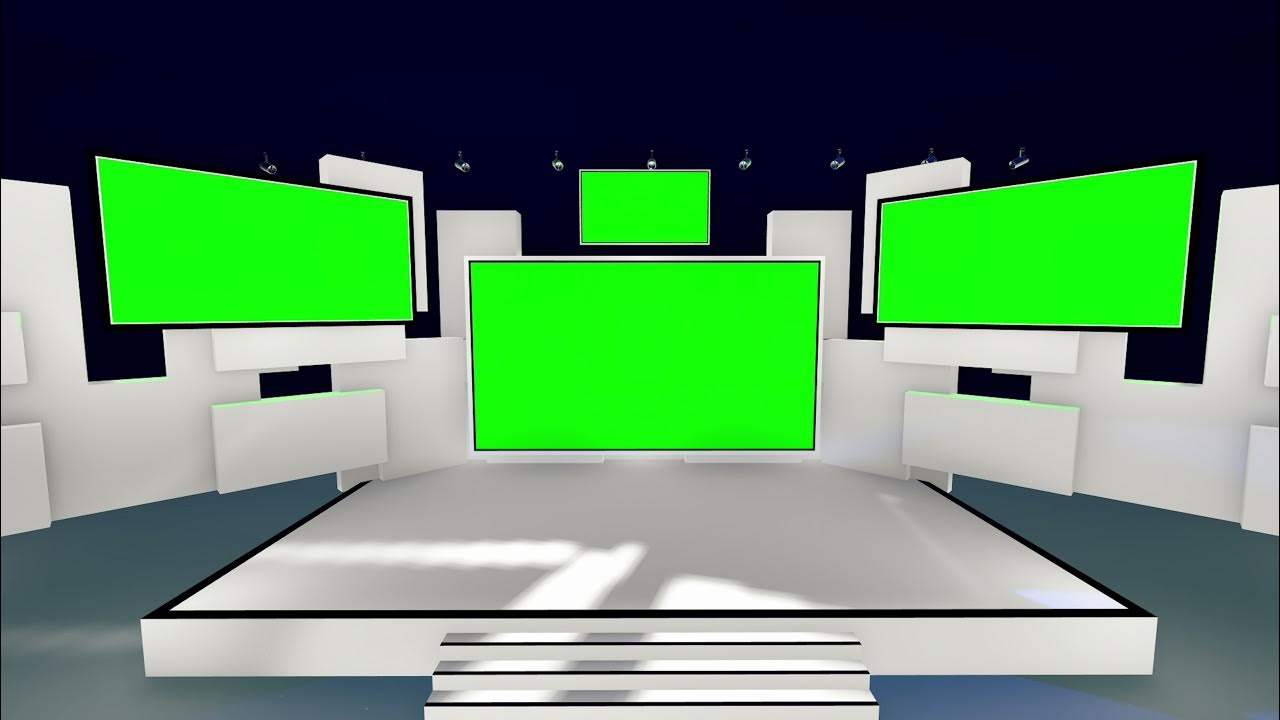 Virtual Stage Free Background Video Green Screen, Best Green Screen ...