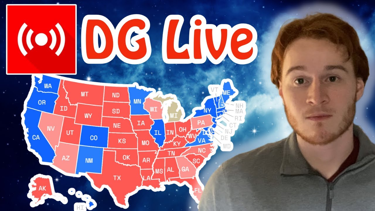 DG LIVE: Trump vs Kamala Current Election Map - YouTube