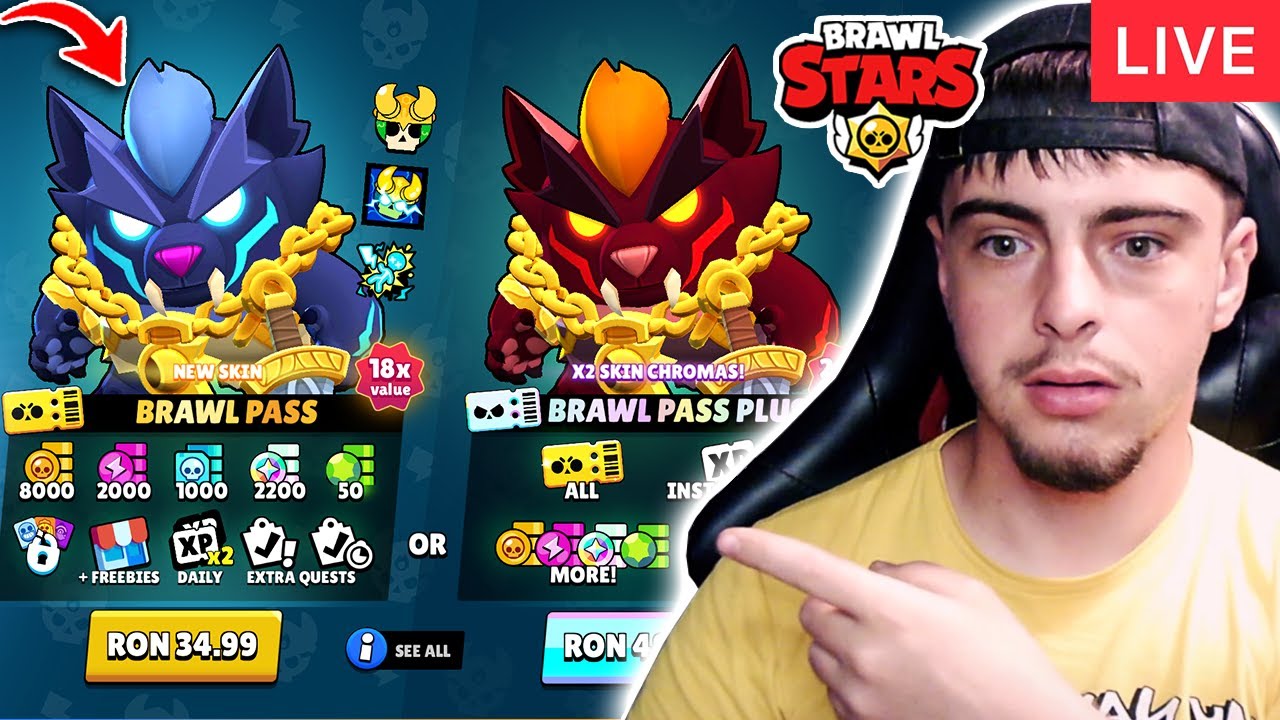 🔴[LIVE] CUMPAR BRAWL PASS DUPA MULT TIMP | BRAWL STARS ROMANIA - YouTube