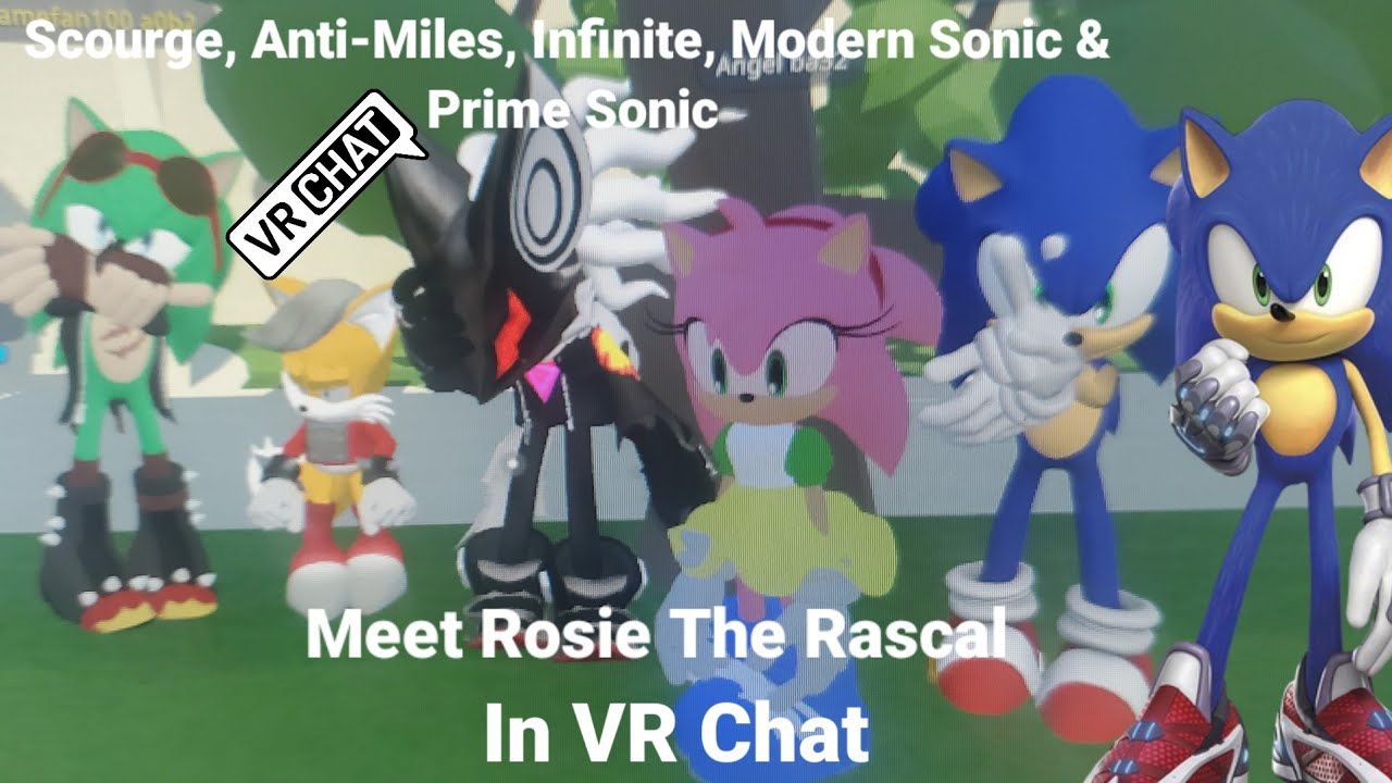 Scourge, Anti-Miles, Infinite, Modern Sonic & Prime Sonic Meet Rosie ...