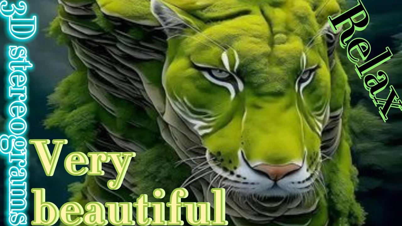 3d stereograms-Very beautiful - YouTube