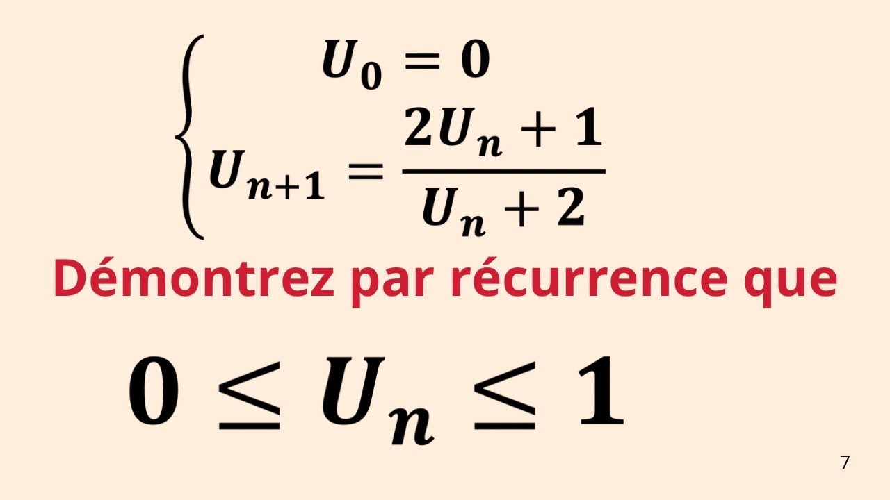 Démonstration par recurrence - YouTube