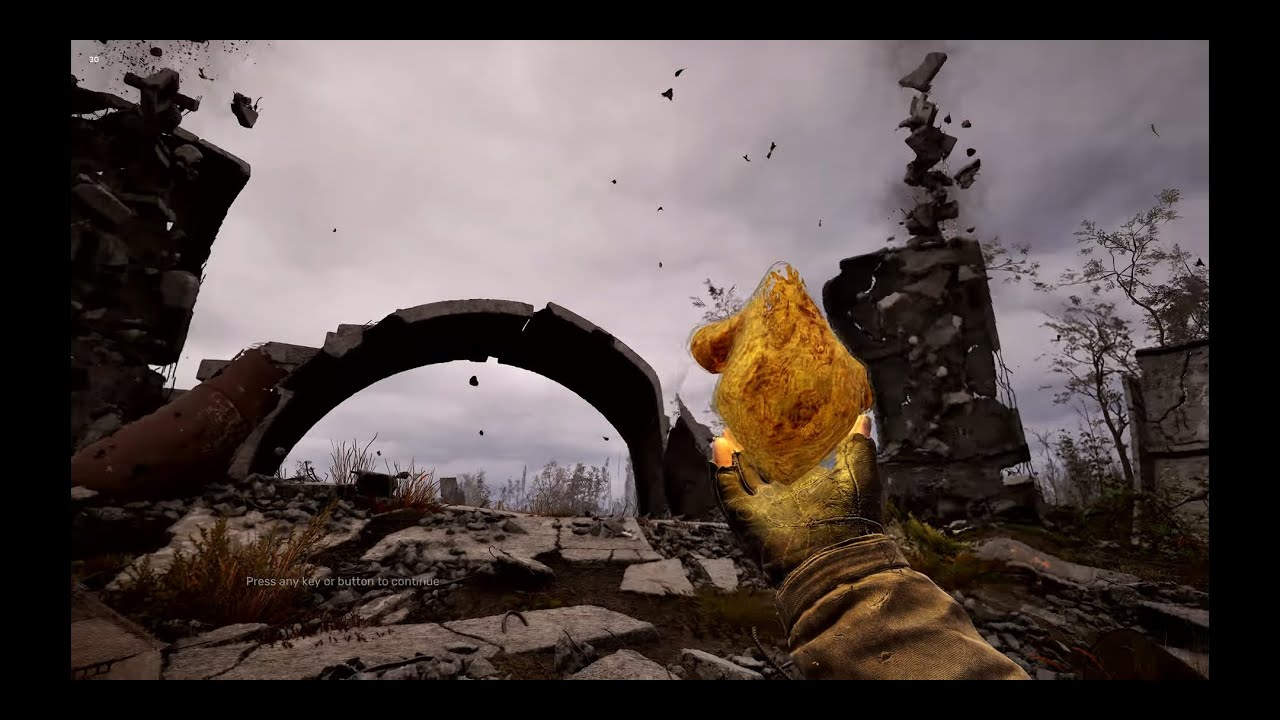 S.T.A.L.K.E.R. 2. (4К) №9 We find the artifact in the anomal "Ribs ...