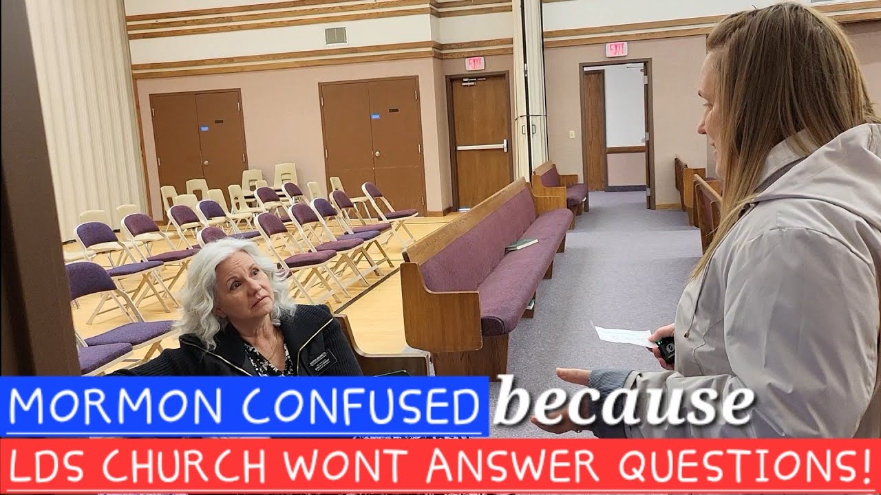 Mormon questions Mormon because they refuse to answer any questions ...