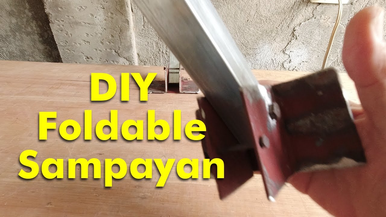 DIY Foldable Sampayan - YouTube