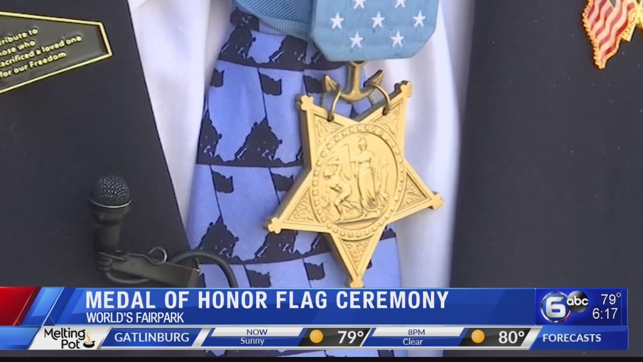 Medal of Honor flag ceremony - YouTube