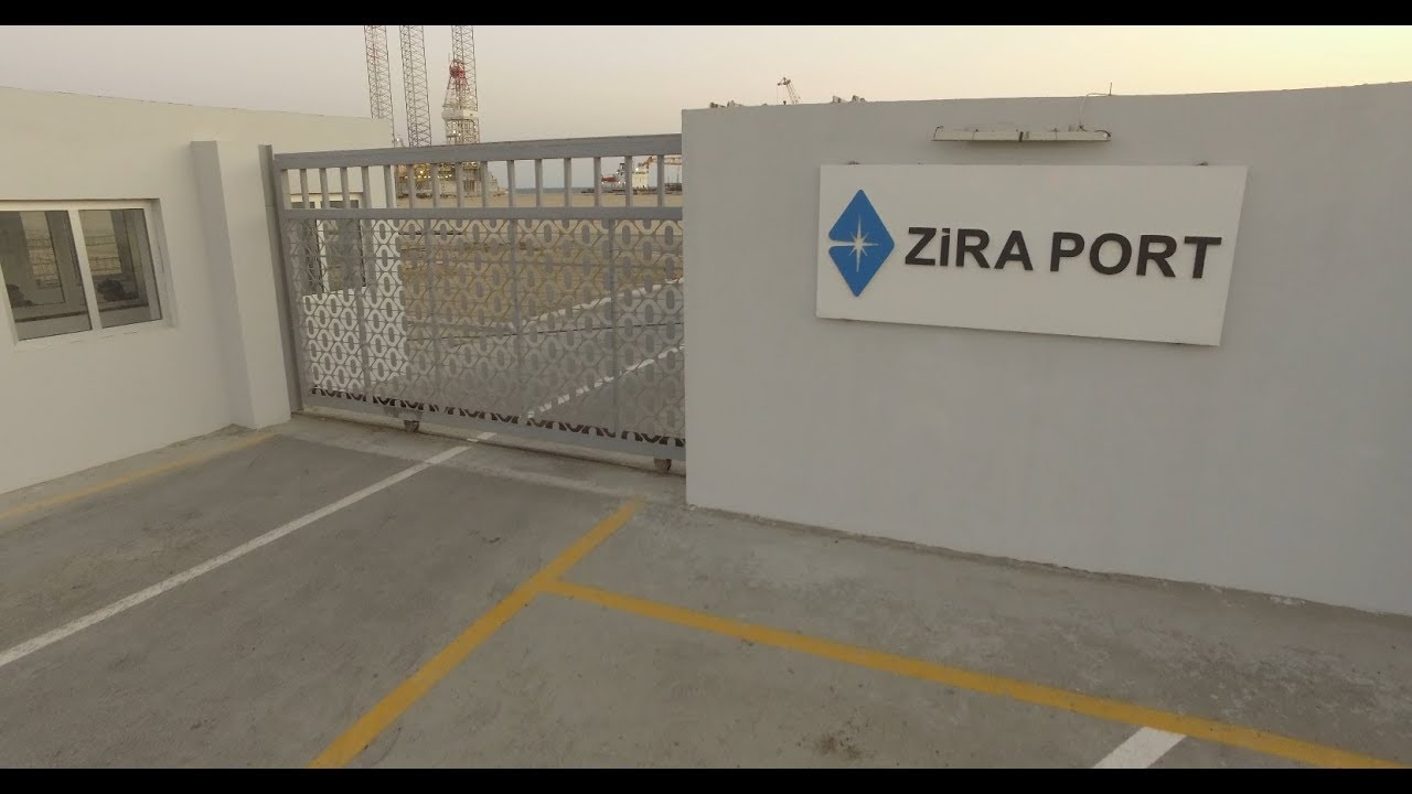 Zira Port Construction / 2018 yr / Air Cam Live HD Video - YouTube