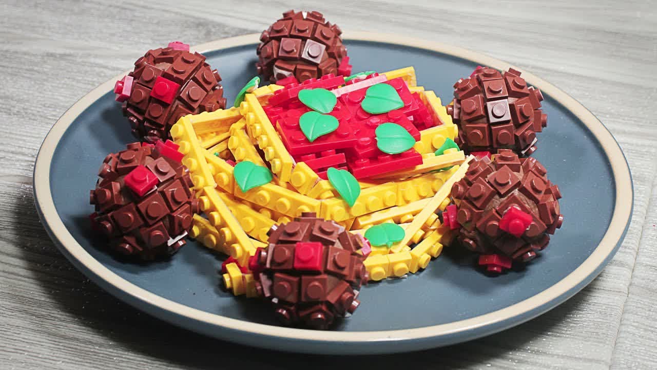 Stop Motion Cooking - How To Make Spaghetti From Lego In Real Life ASMR ...