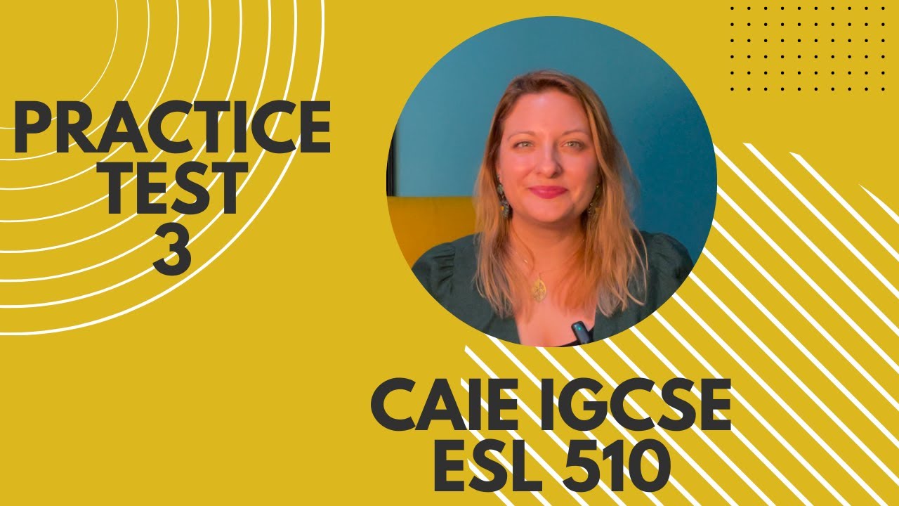 IGCSE ESL 510 Practice Speaking Test 3: Science and Technology - YouTube