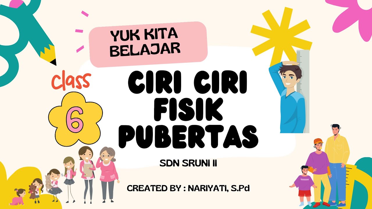 Materi IPA Kelas 6 : Ciri-ciri Pubertas (Perubahan Fisik) - YouTube