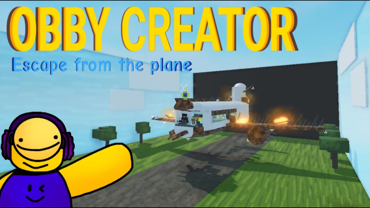 I built an "ESCAPE FROM THE PLANE" Obby (Obby Creator/Roblox/Plane ...