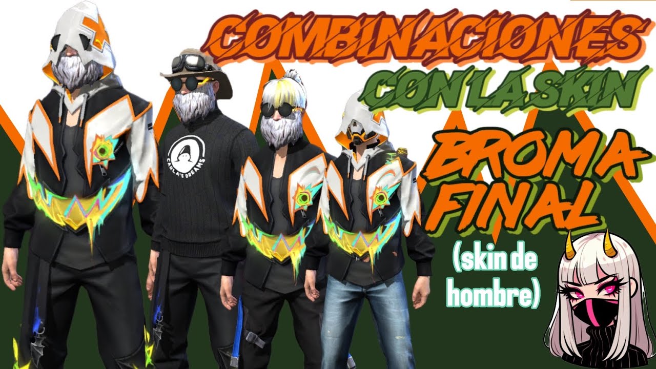 COMBINACIONES CON EL PASE BOOYAH (skin de hombre) //FREE FIRE #freefire ...