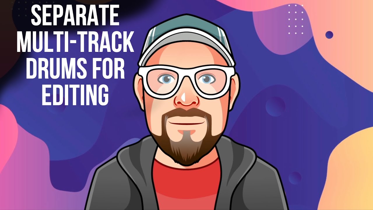 Separate Multi-Track Drums for Editing in REAPER - YouTube