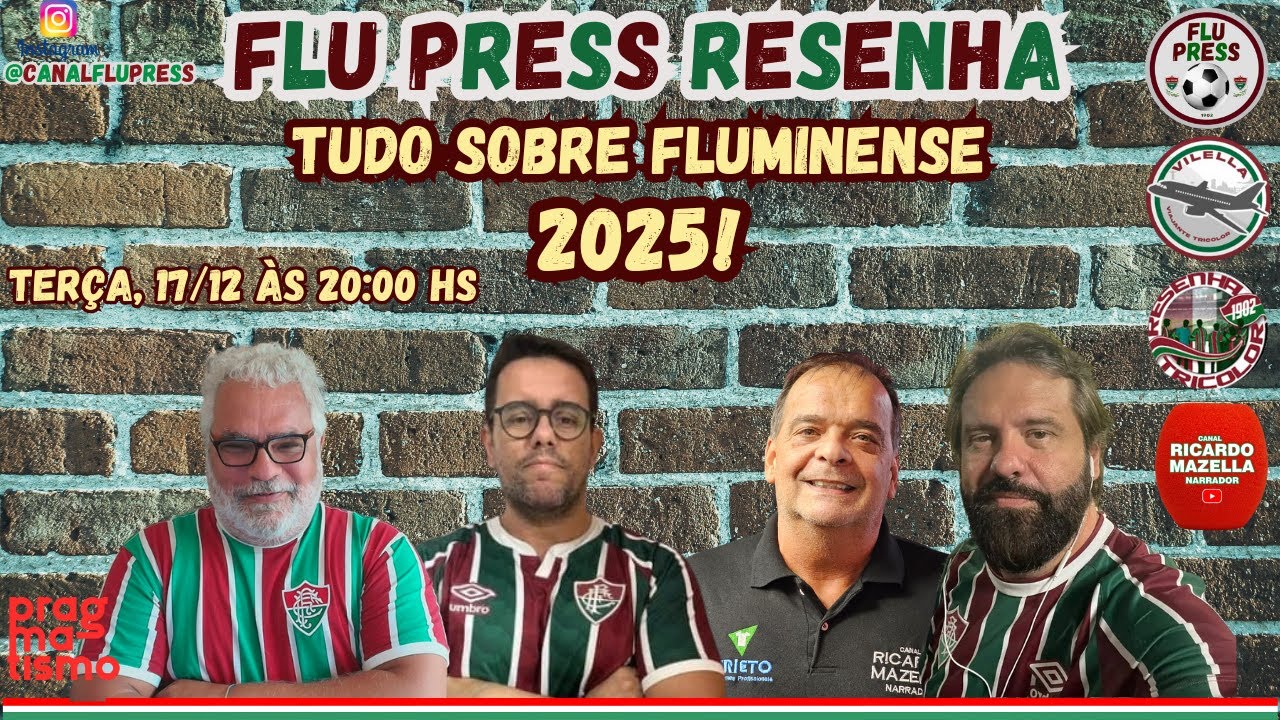 Flu Press Resenha / Massafferri, Quintella, Mazella e Vilella - tudo ...