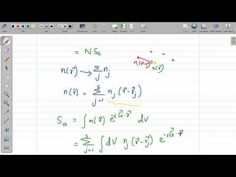 Atomic Form Factor and Structure Factor - YouTube