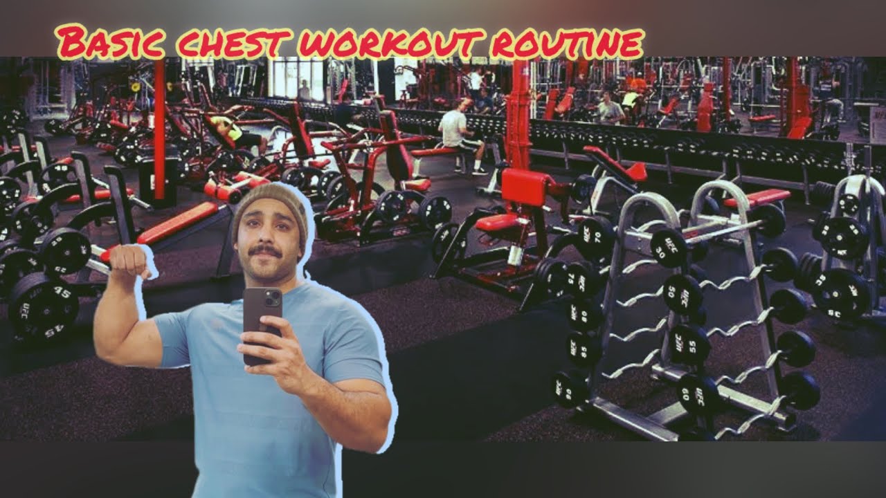 Beginner friendly Basic Chest workout - YouTube