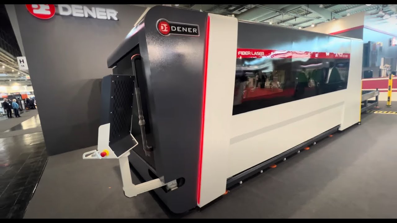 DENER GFL 10'x5' 6KW laser cutting machine - YouTube