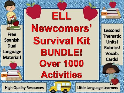 ELL Newcomer Survival Kit - YouTube
