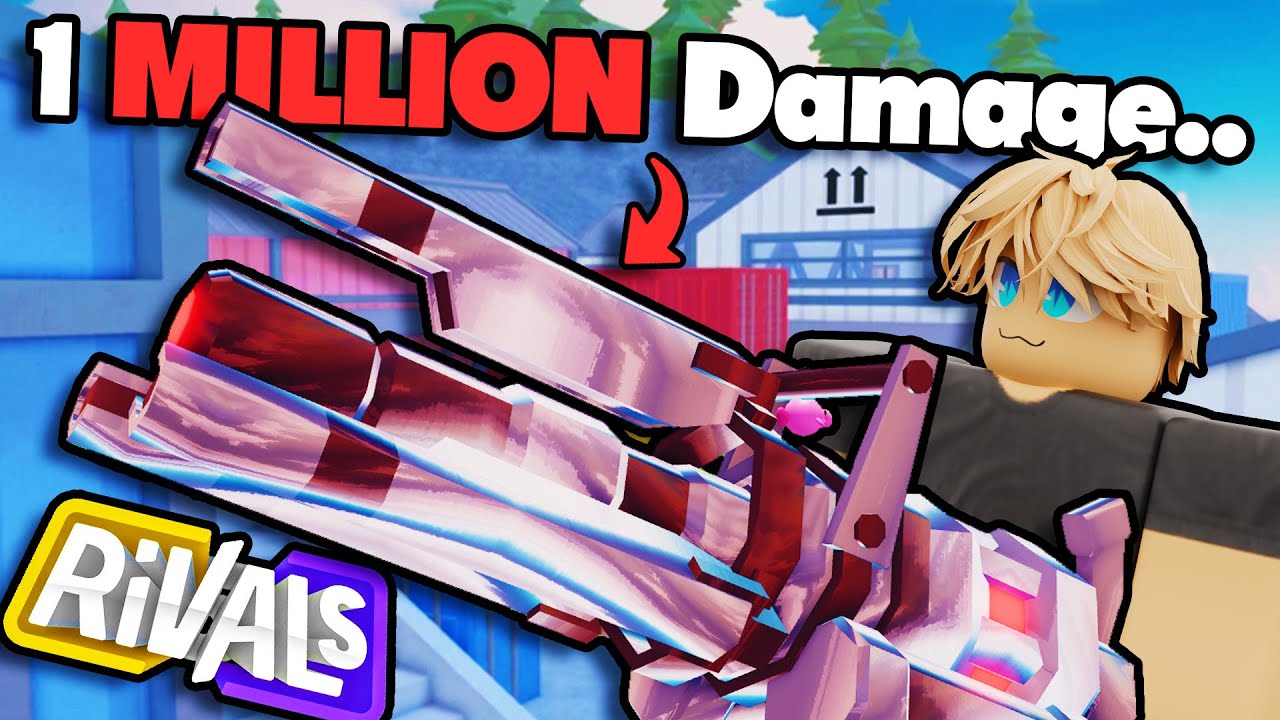 How I Got 1,000,000 DAMAGE on the MINIGUN in Roblox Rivals.. - YouTube