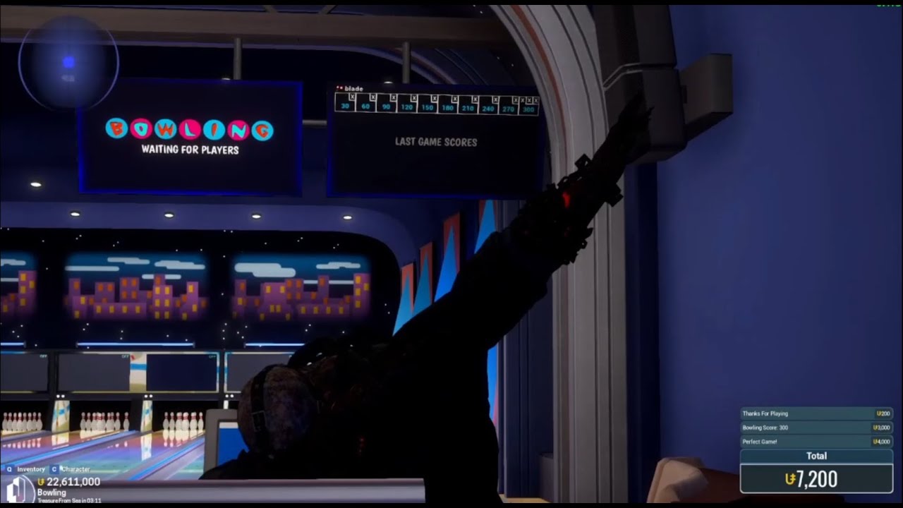 Bowling a perfect game in tower unite bowling. - YouTube