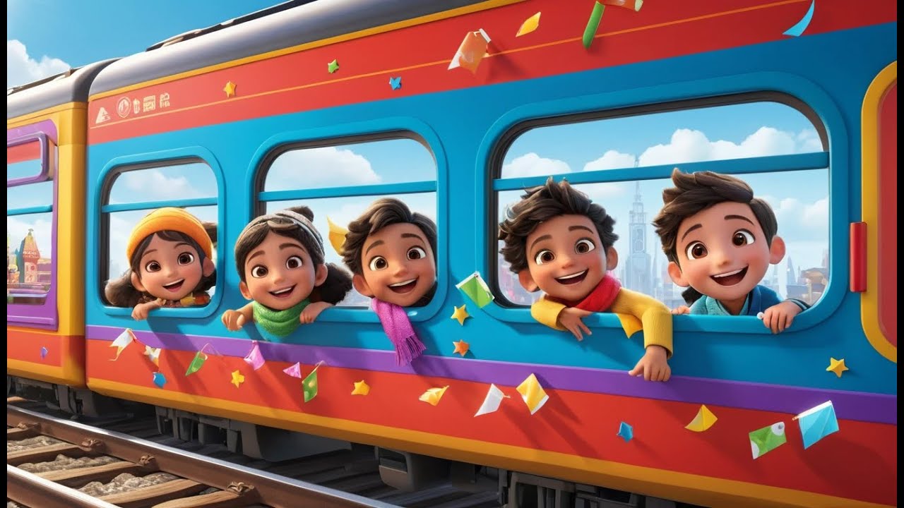 Choo Choo! The Train on the Track | Fun Train Song for Kids | Choo Choo ...