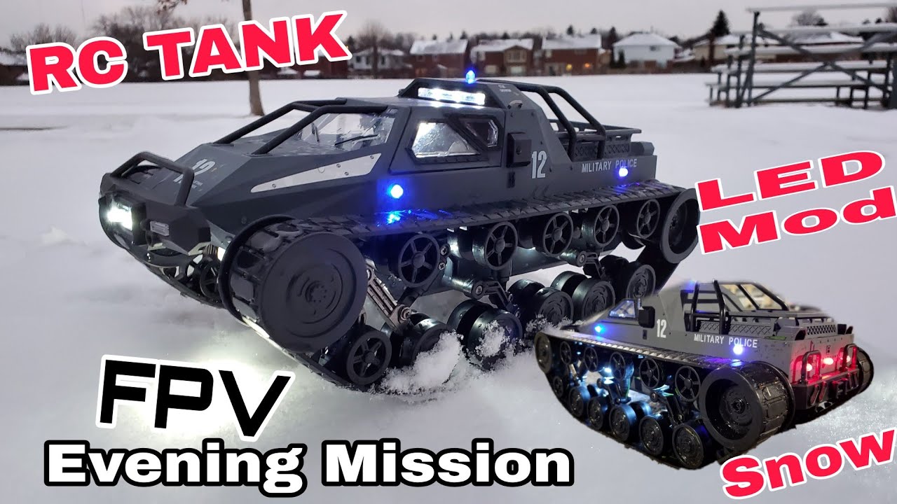 RC TANK FPV Mission (LED Mod) SG-1203 Ripsaw - YouTube