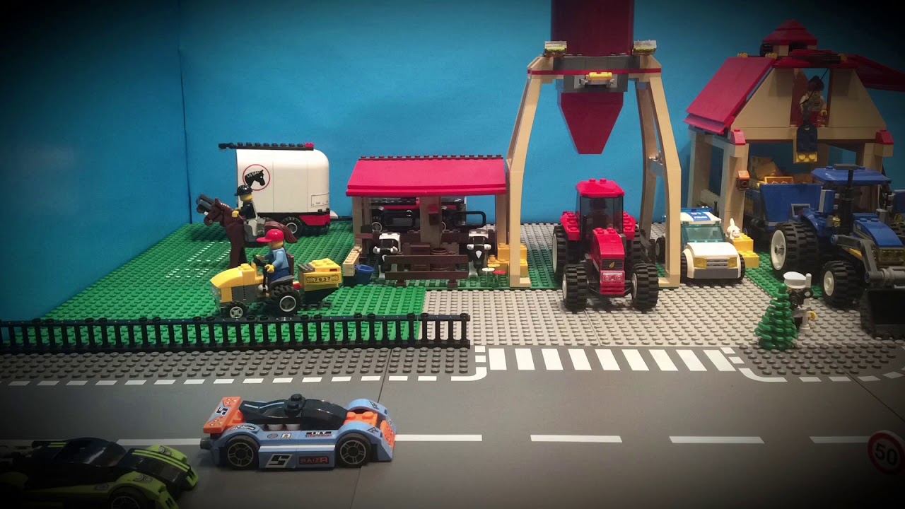 THE LEGO STREET RACE (stop-motion) - YouTube