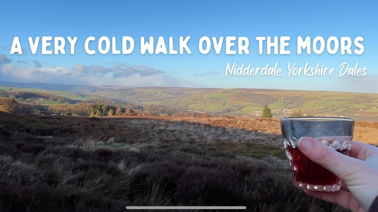 Cold Wintery Walk over the Yorkshire Moors | Yorkshire Dales | English ...