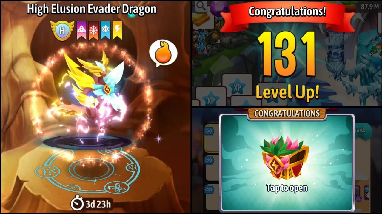 #549. Dragon city | Summon a new heroic vip dragon High Elusion Evader ...