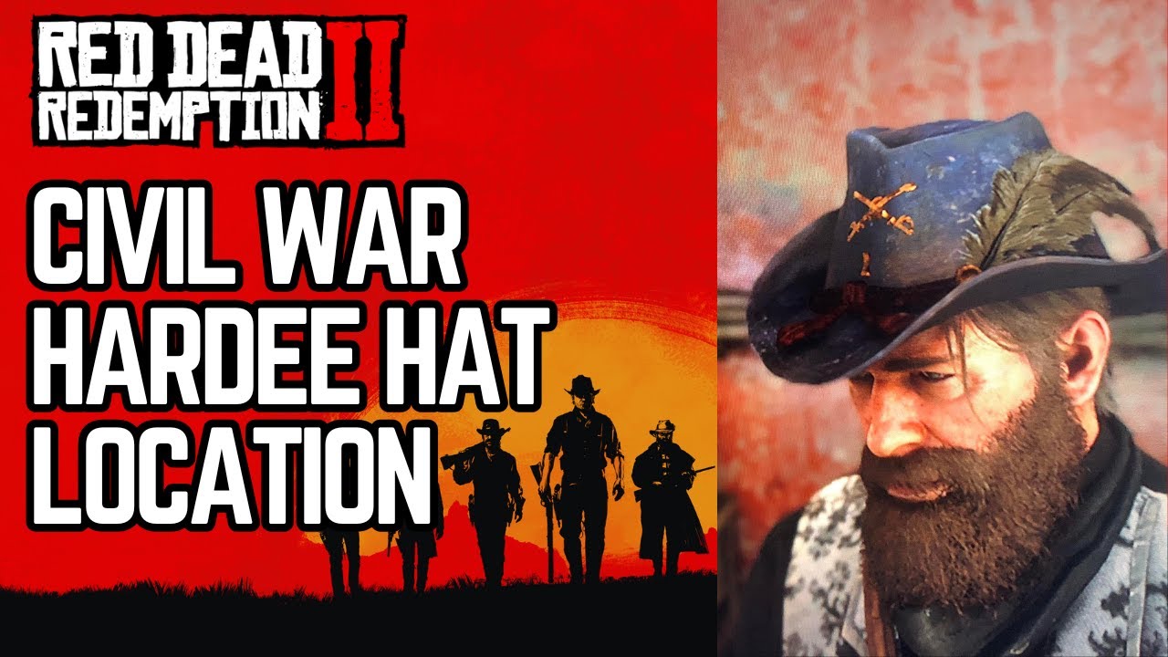 Civil War Hardee Hat Location in Red Dead Redemption 2 - YouTube